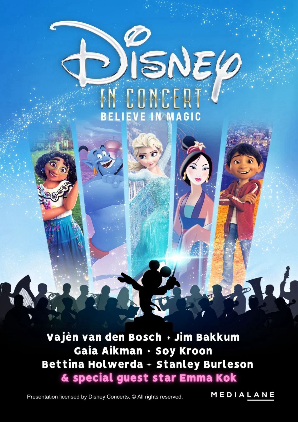 Line-up Disney in Concert compleet - Disney in Concert